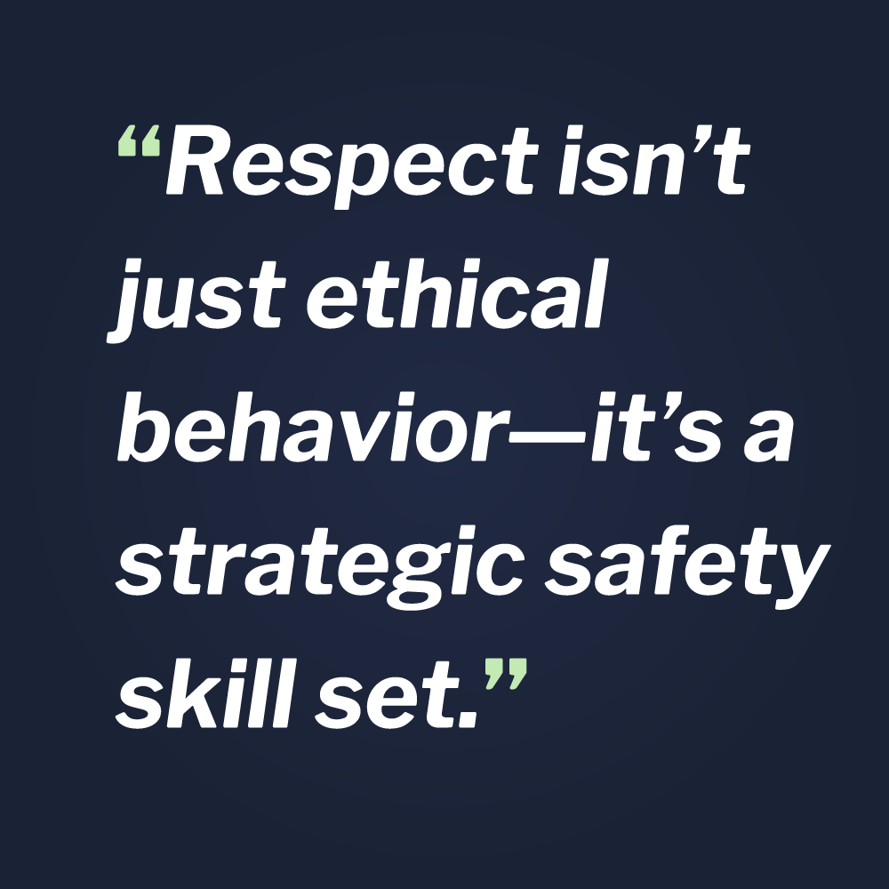 Respect Comes First: How Dignity-Driven Training Improves Safety